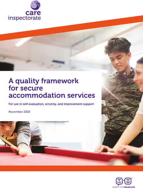 A quality framework for secure accommodation services | Care ...