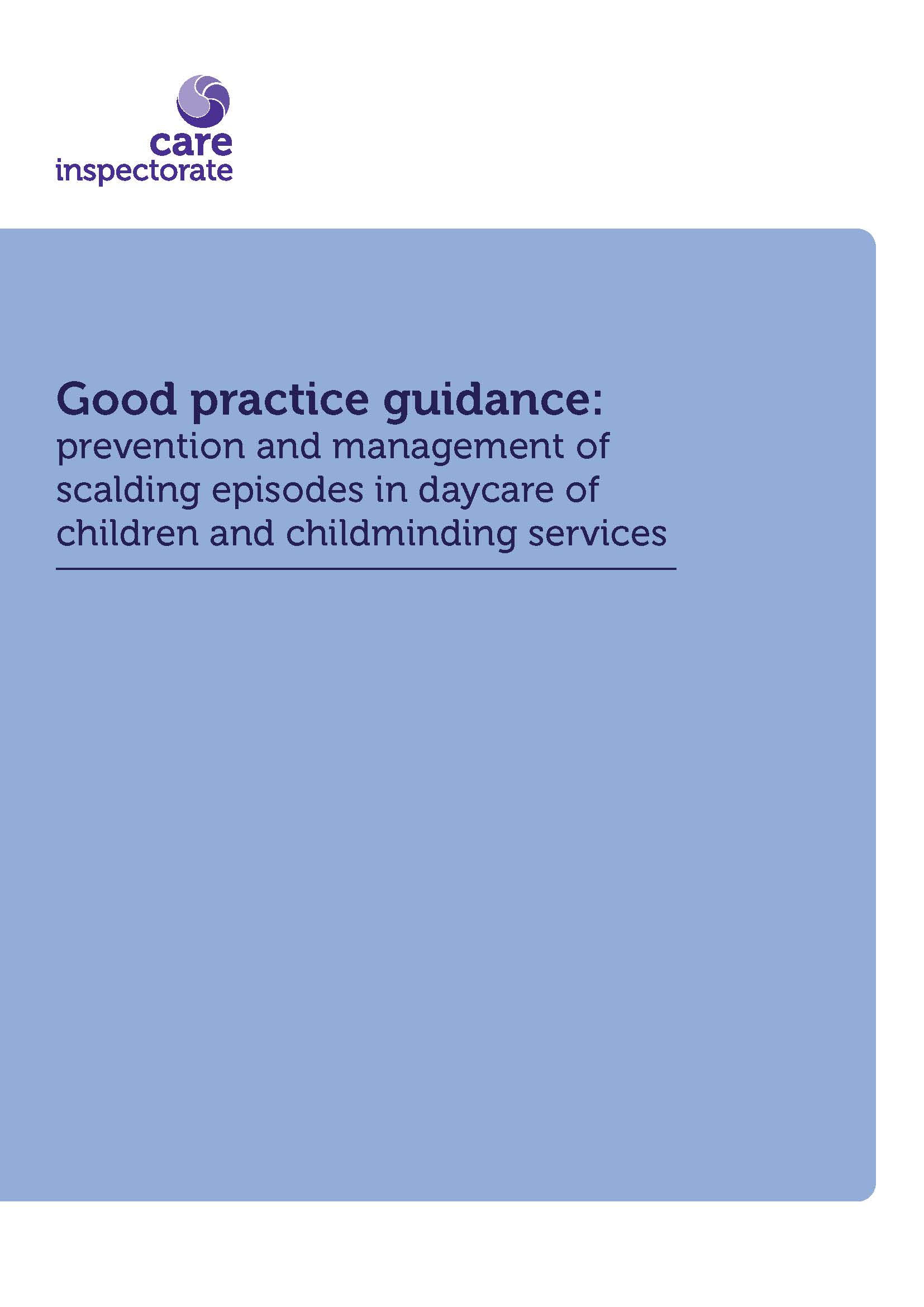 Early learning and childcare (ELC) | Care Inspectorate Hub